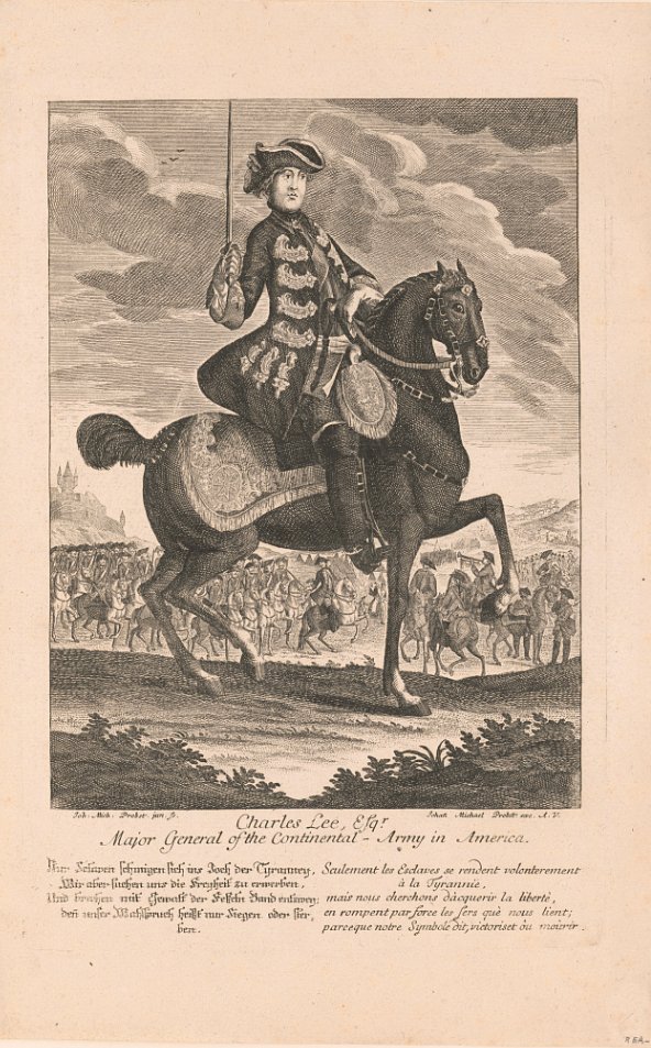 Continential Army Major General Charles Lee Convicted at Court-Martial ...