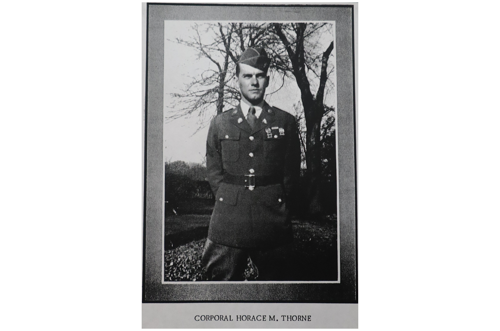 Medal of Honor: Horace Marvin "Buddy" Thorne | Monmouth Timeline