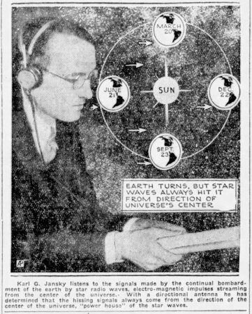 Karl G. Jansky, the Father of Radio Astronomy | Monmouth Timeline