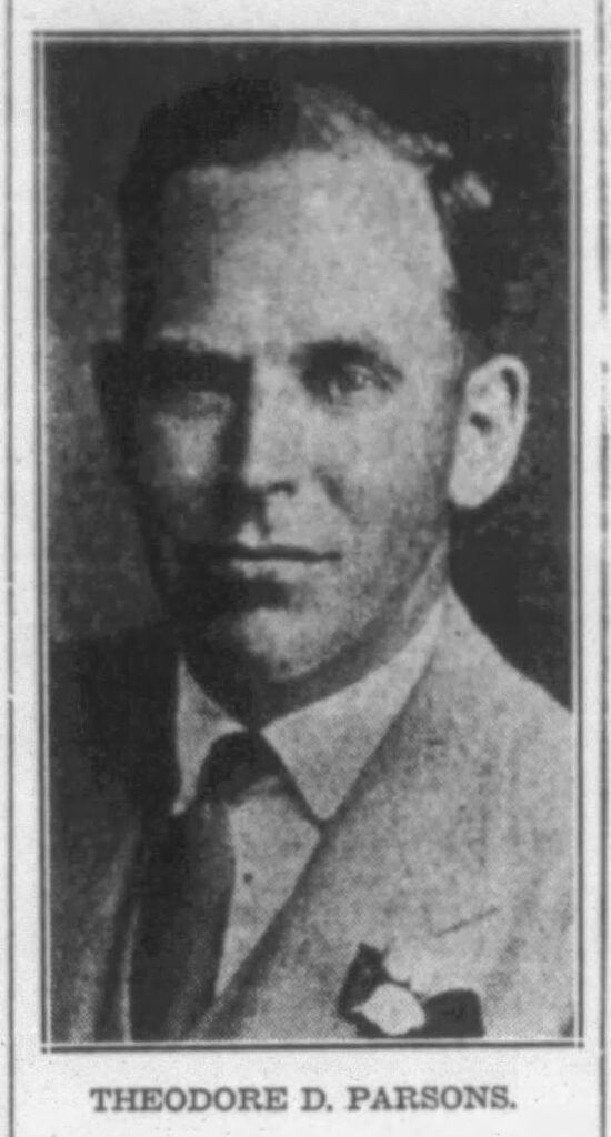 Theodore D. Parsons, World War I Test Pilot who Became New Jersey ...